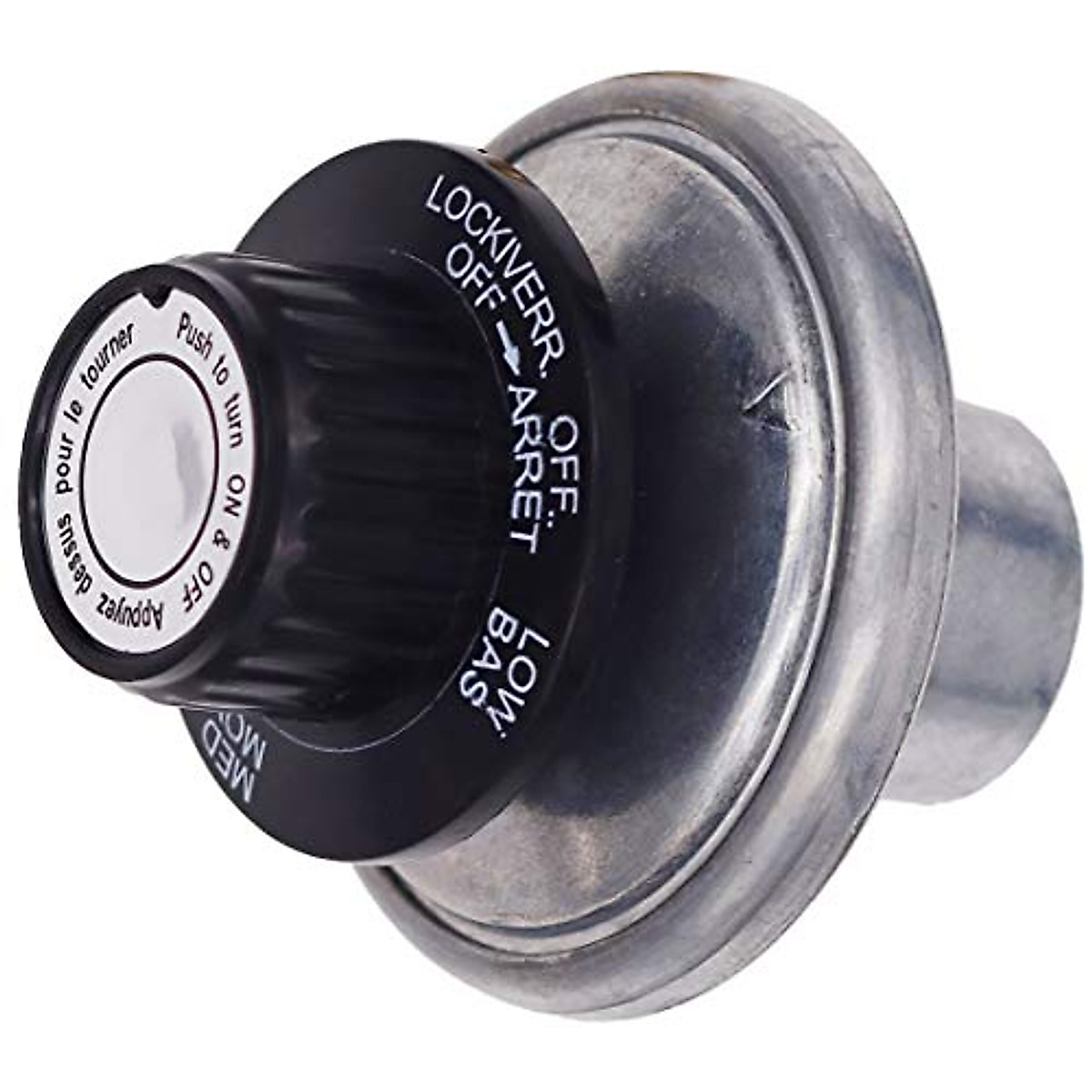 METER STAR LPG 1 lb Adjustable Propane Gas Regulator Knob Pressure Relief Valve M12x1 Nozzle 0.7 mm
