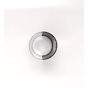 JoyJolt Disney Luxury Mickey Mouse Double Old Fashioned Whiskey Glasses. 2x European Crystal Bar Glasses. Premium Xmas Disney Stuff, Gifts and Cups. 12oz Black Drinking Glasses, Disney Tumbler