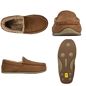 Deer Stags Kid Slippers, Chestnut Lil Spun, 7 US Unisex Big