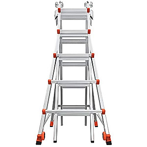 Little Giant Ladders, Revolution, M22, 22 ft, Multi-Position Ladder, Aluminum, Type 1A, 300, 300 lbs weight rating, (12022)