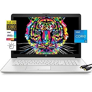 HP 2022 Flagship 17.3-inch IPS FHD Laptop, Intel Core i5-1135G7 Upto 4.2 GHz(Beats i7-1065G7), Iris Xe Graphics, Backlit KB, WiFi 5, Window 11 Home(16GB|512GB SSD)