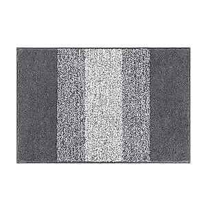Vaukki Indoor Doormat Entryway Door Rug, Non Slip Absorbent Mud Trapper Mat Inside Floor Mat, Washable Small Door Carpet for Entryway (Grey, 24"x36")