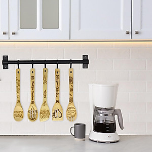 Best Grandma Gifts, Birthday Christmas Gifts for Grandma Nana Grandmother, Kitchen Utensils Set Include Wooden Spoons for Cooking and Cooking Apron, Mother's Day Gift Idea for Grandma