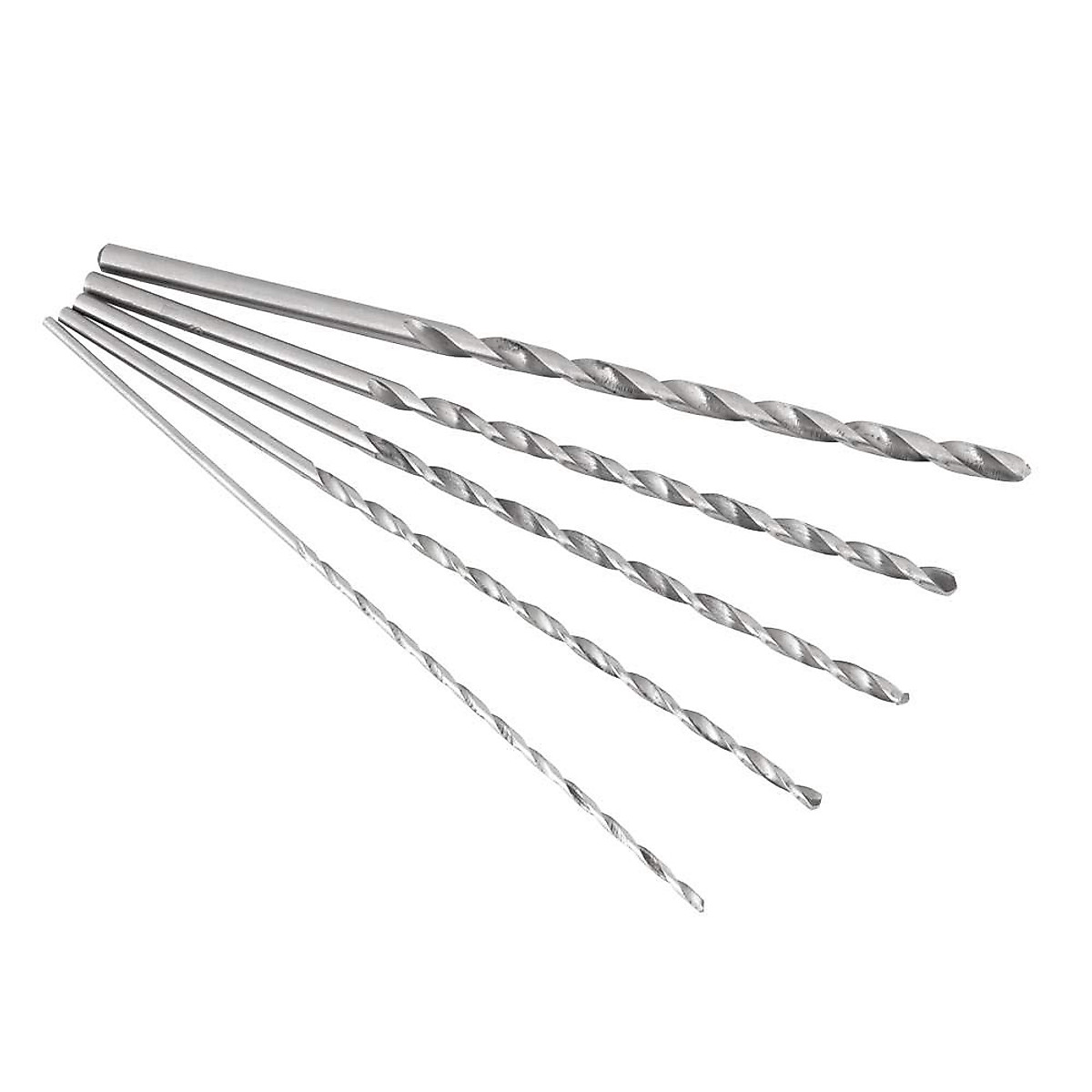 Extra Long Brad Point HSS Drill Bit, 2-5mm Diameter x 150mm Length, Straight Shank Drill Bits for Wood Plastic and Aluminum