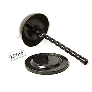 KDOSP Wig Stand Plastic Hat Display Wig Head Holders Mannequin Head/Stand Portable Wig Stand Use Hat For Styling Drying Display Black Plastic Wig Stand (Black)