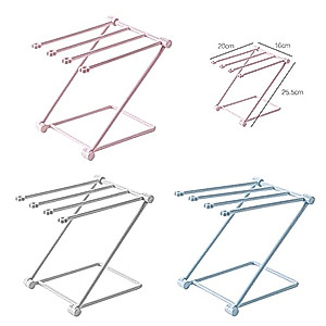 gANGJI Clothes Drying Rack Steel Collapsible Design Can Be Placed Near The Kitchen or Bathroom Sink