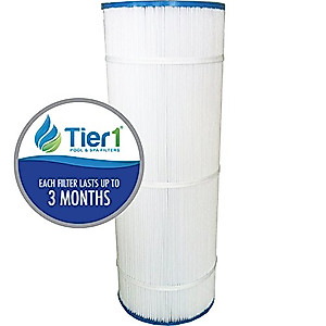 Tier1 Pool & Spa Filter Cartridge | Replacement for Hayward C1100, Star Clear II C1100, Filbur FC-1290, Pleatco PA100, C-8610 and More | 100 sq ft Pleated Fabric Filter Media
