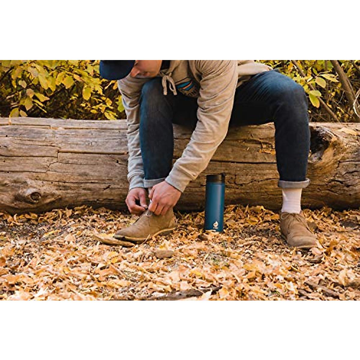 Mizu - V7 Water Bottle | 21 oz. Double Wall Stainless Steel Vacuum Insulated | Wide Mouth with Leak Proof Coffee Lid | Multiple Colors | BPA Free, Midnight