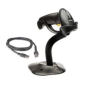 Square Stand, Square Register, Square Terminal Compatible Barcode Scanner | Zebra (Symbol) LS2208 Barcode Scanner with Hands-Free Stand and USB Cable (Renewed)