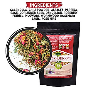 Non-GMO Backyard Chicken Nesting Herbs (1.25 pounds) - Naturally Keep A Clean Coop Your Hens Will Love