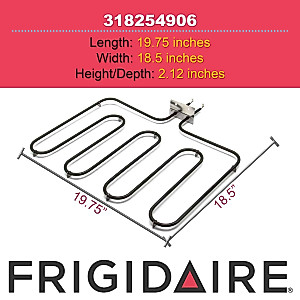 Frigidaire 318254906 Bake Element, Black