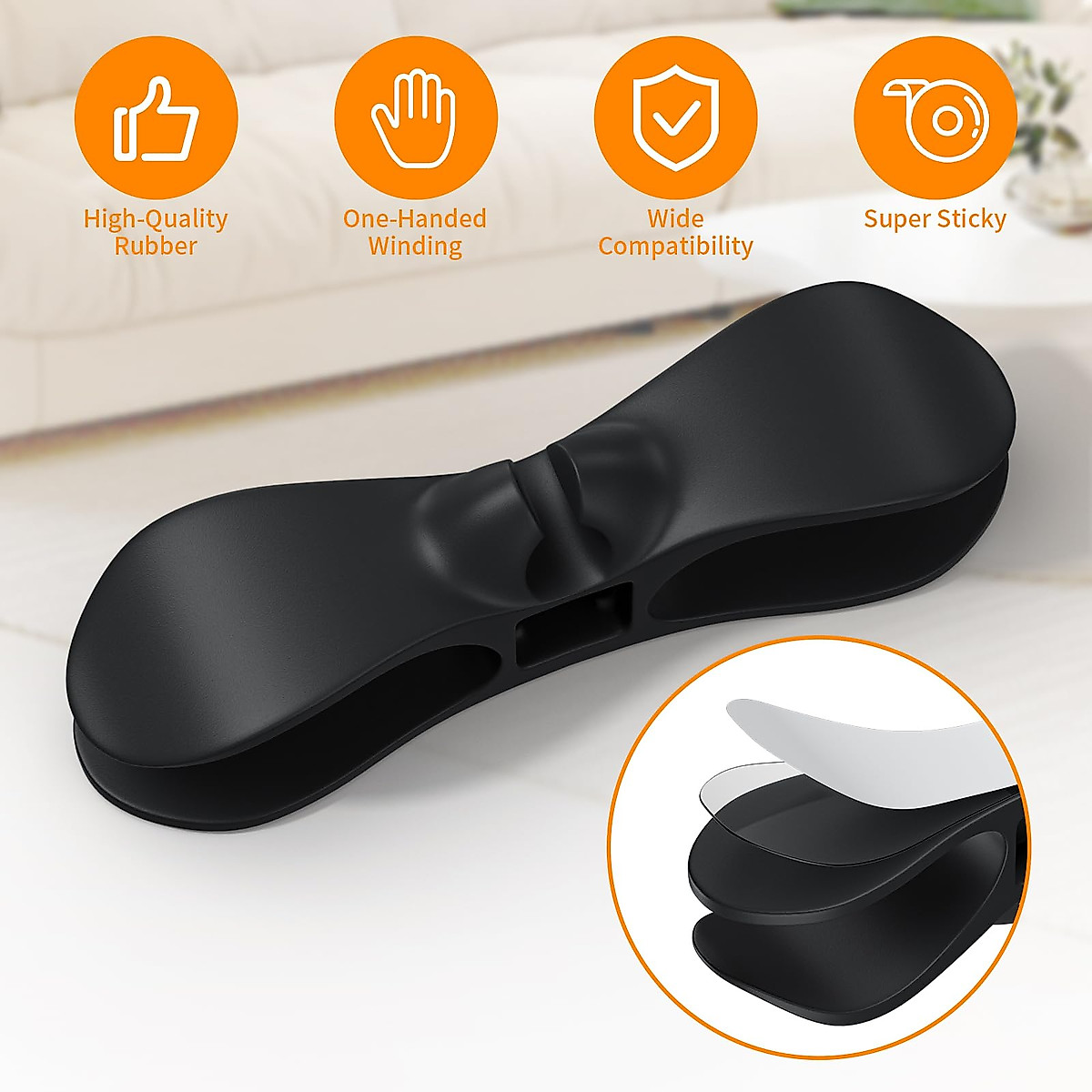 YIPVER Cord Organizer for Kitchen Appliances, 9 Pack Cords Winder Wrapper Appliance Holder Storage Home Hider on Coffee Maker, Air Fryer, Mixer, Toaster., YH-001#