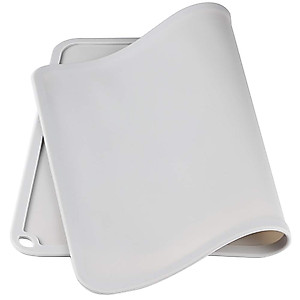 BCZAMD Silicone Slap Mat 410 X 310mm Clean-up or Resin Transfer to Protect Work Surface for Photon S DLP SLA LCD 3D Printer Accessories - Gray