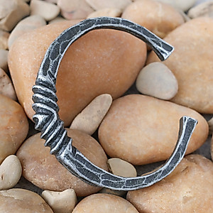 HAQUIL Viking Rune Cuff Bracelet for Men and Women