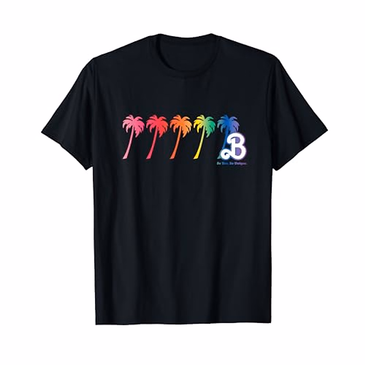 Barbie Pride - Gradient Palm Trees T-Shirt