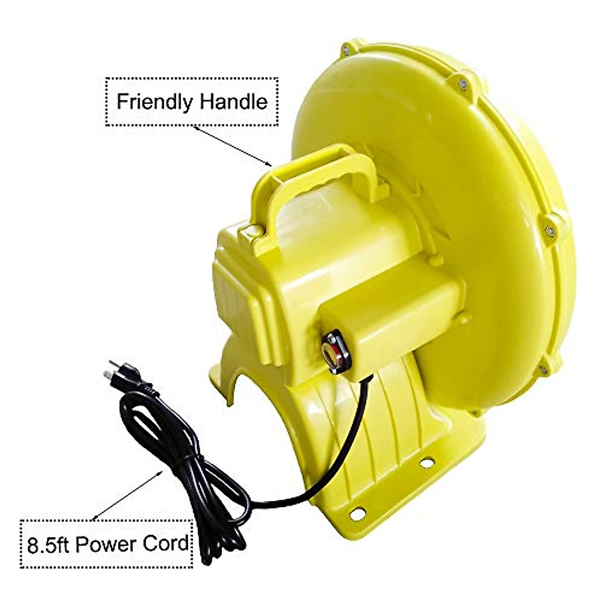 Air Blower 480 Watts, Bounce House Blower for inflatables Jump House, Inflatable Castle and Jump Slides, Efficient and Convenient Commercial Inflatable Blower for Bounce House