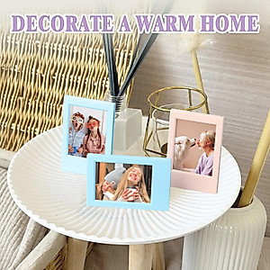 CAIYOULE Mini Picture Frame for Instax Mini 99/12/11/9/8/7+/EVO 3'' Film - Polaroid 2x3 Photo Frame Small Wallet Size Frames (10 Pack)