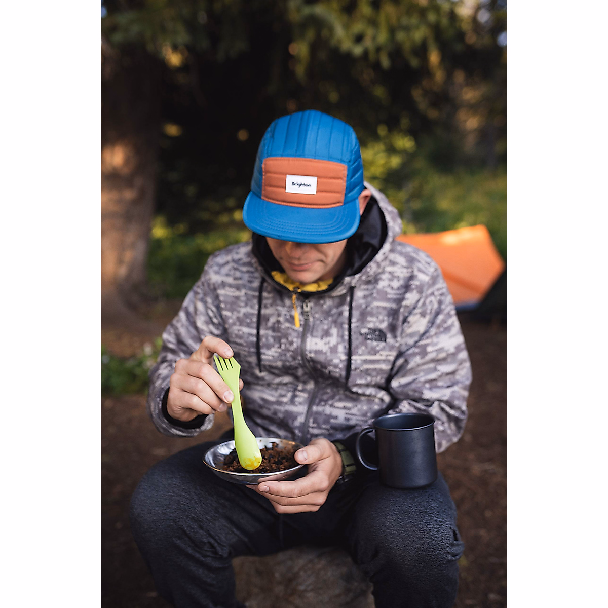 Stansport Black Granite Steel Mug (274-20)