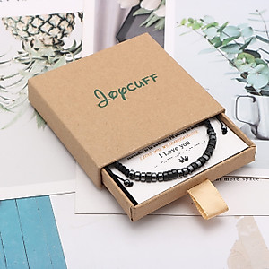 Inspirational Gifts for Best Friends Morse Code Bracelet for Women Unique Jewelry for Mom Dad Daughter Son Sister Aunt Grandma Encouragement Adjustable Wrap Bracelets Funny Handmade, no gemstone
