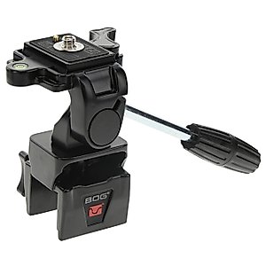 BOG SSA, Spotting Scope Adaptor with Padded Car Window Clamp, Adjustable Pan / Tilt Tension Handle, Universal Accessory Plate Attachment, and Bubble Level for Hunting, Spotting, Scouting, and Outdoors