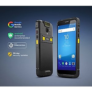 Rugged Enterprise Mobile Computer Android Barcode Scanner, 5.5" Touch Screen Handheld Data Terminal with Wi-Fi 6 & 4G LTE, 2m (6.5ft) Drop-Resistant Durability
