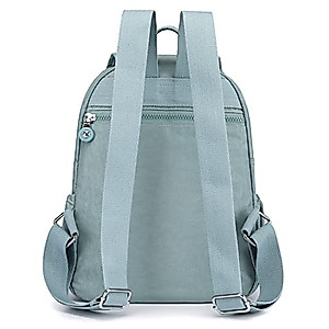 Collsants Women Small Backpack Purse Nylon Mini Backpack for Teen Girls Casual Fashion Daypack(Black)