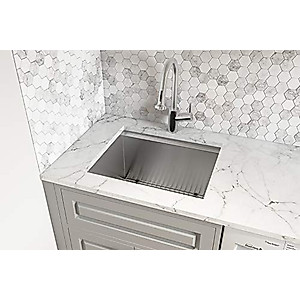 Ruvati 23" x 19" x 13" Deep Laundry Utility Workstation Sink Undermount 16 Gauge - RVU6320