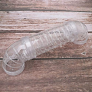 Hamster Tube Hamster Tubes Hamster Tunnels Transparent Curved Pipe Small Animals Pet Cage DIY Tunnel Excercise Toy for Mouse Gerbil Chinchilla Squirrel