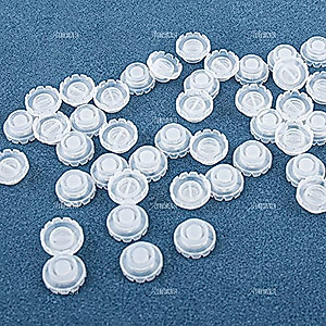 AUEAR, 200 Pack Eyelash Extensions Volume Lashes Fan Quick Blossom Cups Glue Holder and Lash Organizer Supplies Tools