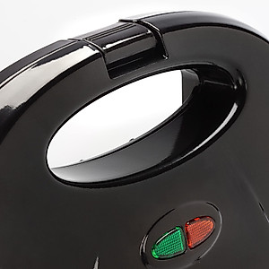 ZENITH Zenith Electric Indoor Panini Grill Maker with Zera Copper Non-Stick Grilling Plates, Countertop Bread Toaster Easy Storage 77062 0