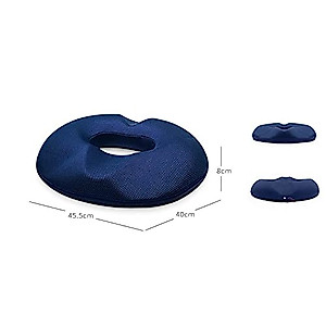 Odekai Seat Cushion for Office Chair, Ergonomic Memory Foam Coccyx Cushion,Hemorrhoid Tailbone Cushion with Washable Cover, for Home Office Chair Pad, Car Seat