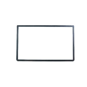 Glass Top Upper Screen Frame Lens Cover LCD Screen Protector With Adhesive For 3DS XL/New 3DS XL LLConsole(Grey)