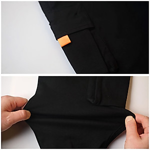 MINI PANDA Toddler Pants, Black Pants Toddler Boys or Girls, Little Boy Pants 2-Pieces (3T, Black,Green)