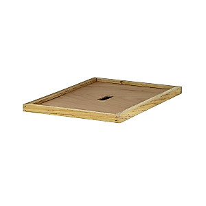Hoover Hives 8 Frame Langstroth Beehive Parts Kit Dipped in 100% Beeswax Includes Telescoping Top Cover, Oval Bee Escape, Inner Cover, Screened Bottom Board, Entrance Reducer & Queen Excluder