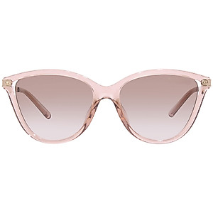 sunglasses Michael Kors MK2139U Tulum Pink Transparent/Brown Pink Gradient One Size, womens