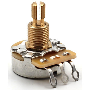 CTS TAOT CUSTOM 525K SHORT Split Shaft Audio Taper Potentiometers - 500K - Set of 4 (4X)