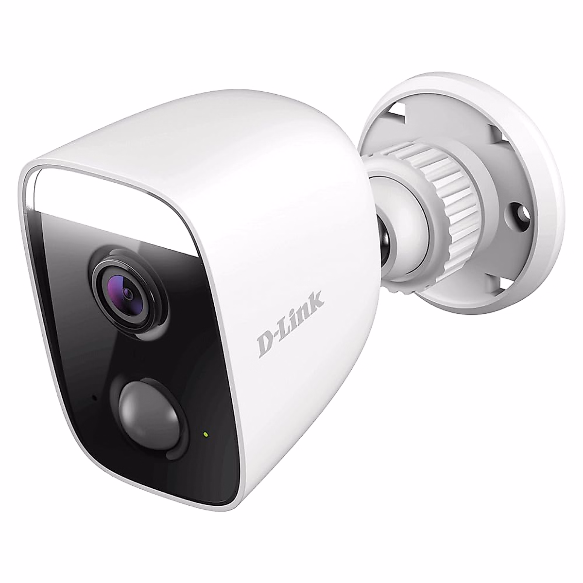D-Link Outdoor Security Spotlight WiFi Camera, Day Night Vision Built In Smart Home Hub Full HD, Surveillance Network System (DCS-8630LH-US) White