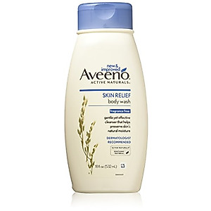 Aveeno Active Naturals Skin Relief Body Wash, Fragrance Free, 12 Ounce (Pack of 3)