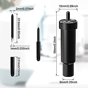 Explore Black Deep Cut Housing + Replacement Deep Point Blade Compatible with Explore Air2/ Air3/ Maker/Maker 3 Cutting Machines, Cut Thicker Materials, Original Version(2 Blades Included)