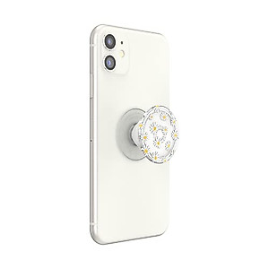 PopSockets Plant-Based Phone Grip with Expanding Kickstand, Eco-Friendly PopSockets for Phone - Translucent He Loves Me Not