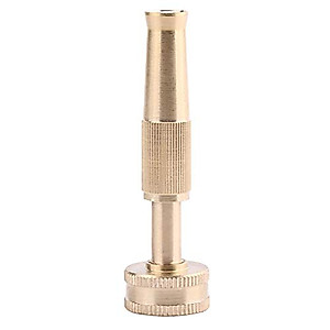 Spray Nozzle, Adjustable Brass High Pressure Garden Hose Sprayer 1 Male Connector Water Head Washer,for Watering Plants Lawn Washing Car Pets Dripper Irrigation Drip Car