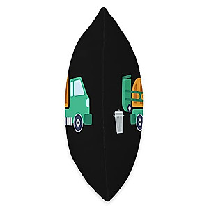 Garbage Truck Recycle Waste Trash Collector Earth Day Throw Pillow