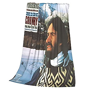 Flannel Blanket Dan Fogelberg Soft Lightweight Throw Blanket Warm Durable Sofa Couch Decor Beding 50"X40"