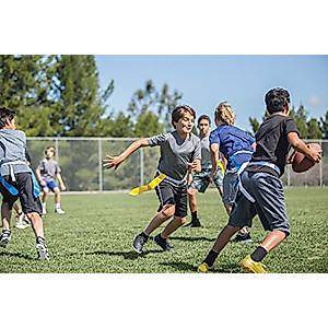 SKLZ Flag Football 10-Player Deluxe Set with Flags, Belts, and Cones, Multi, One Size