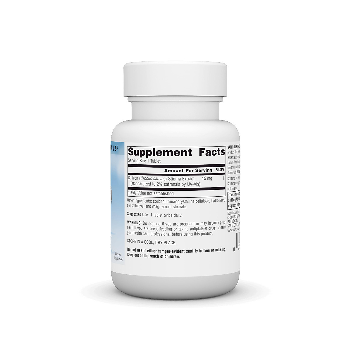 Source Naturals Serene Science Saffron Extract, For Mood Support* - 30 Tablets