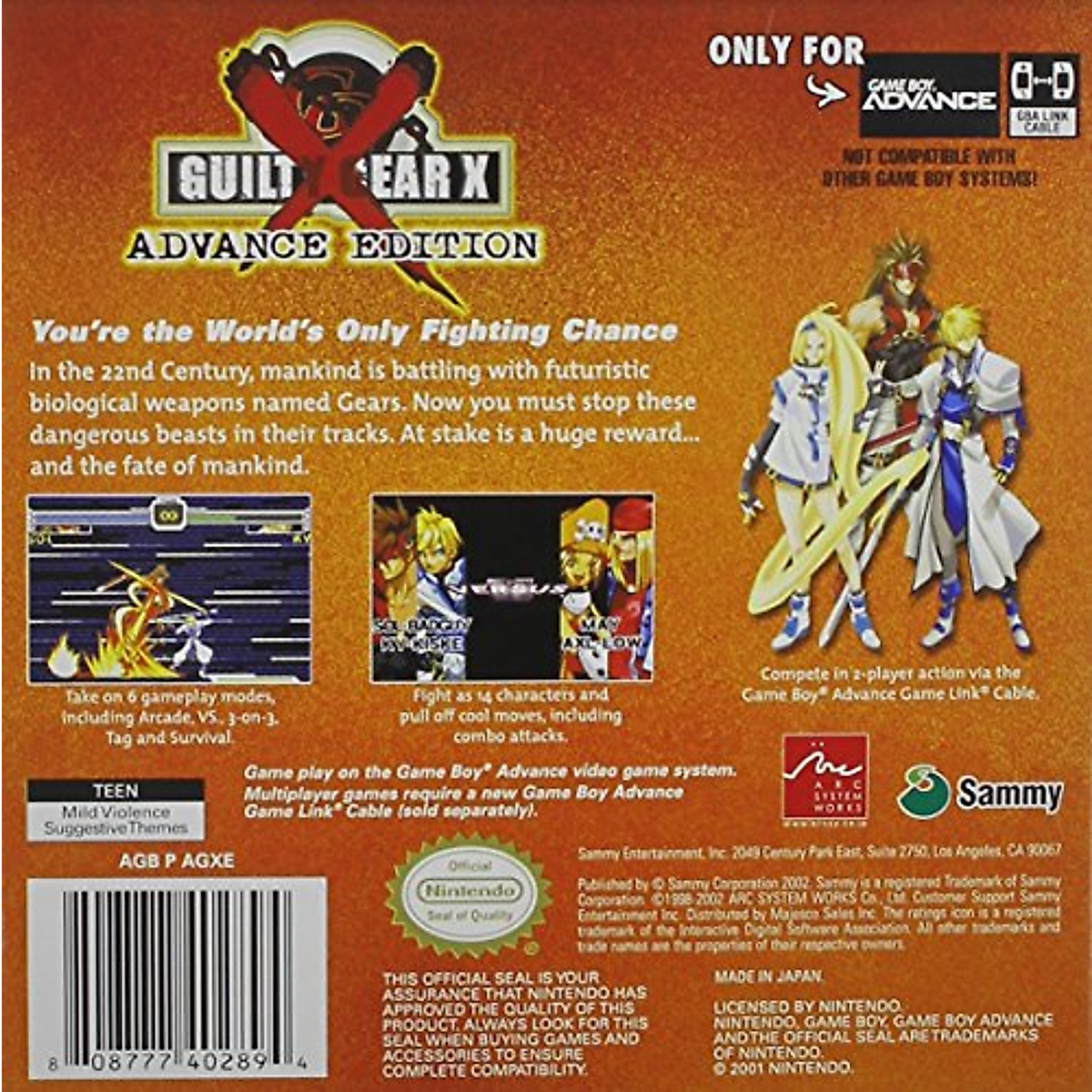 Guilty Gear X Advanced Edition