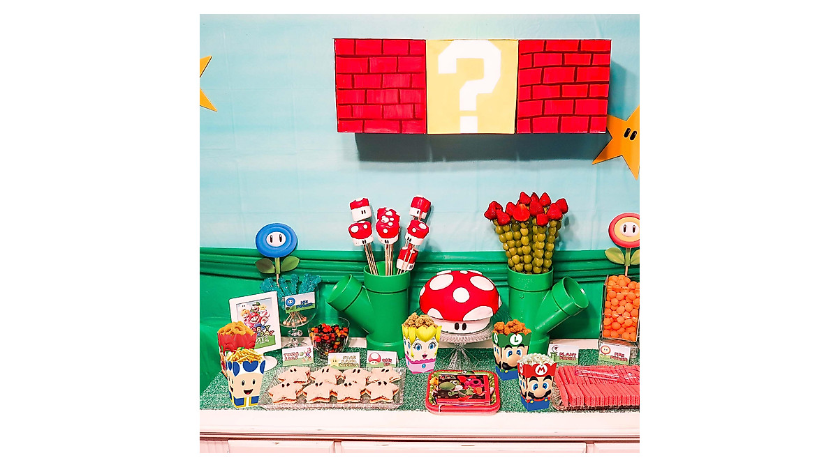 30PC Mario Party Snack Boxes & Favors for Birthdays