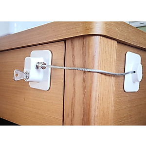 YEYA Upgraded No Drill Anti Tip Furniture Wall Anchors for Baby Proofing 4 Pack