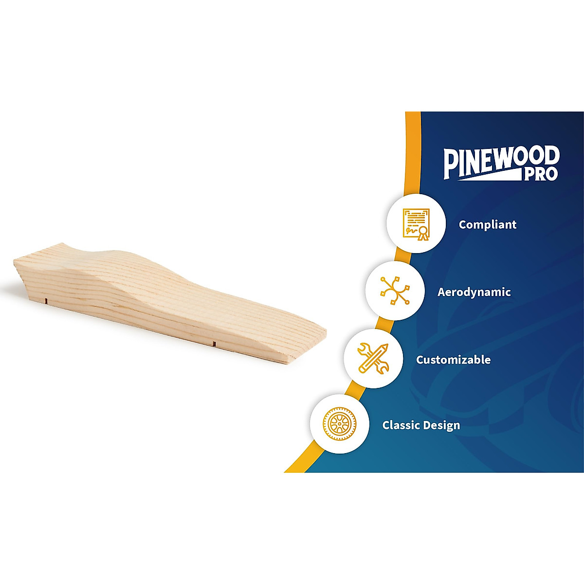 Firebird Pre-Cut Pine Derby Car Body