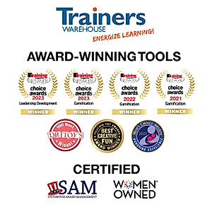 Trainers Warehouse Success Through Teamwork Lapel Pins, Great for Educational and Team Building (10/Set)